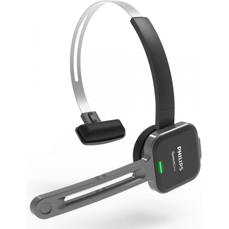 PHILIPS SpeechOne Wireless Dictation Headset with Docking Station and ...
