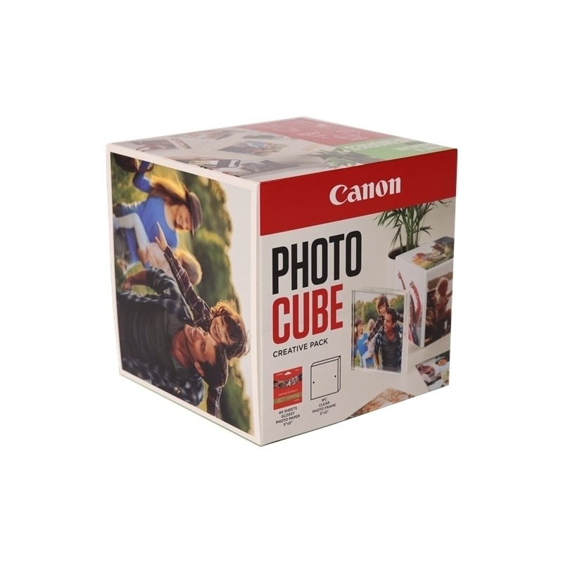 Canon Photo Cube PP-201 5x5 CP White / Pink - GeeWiz