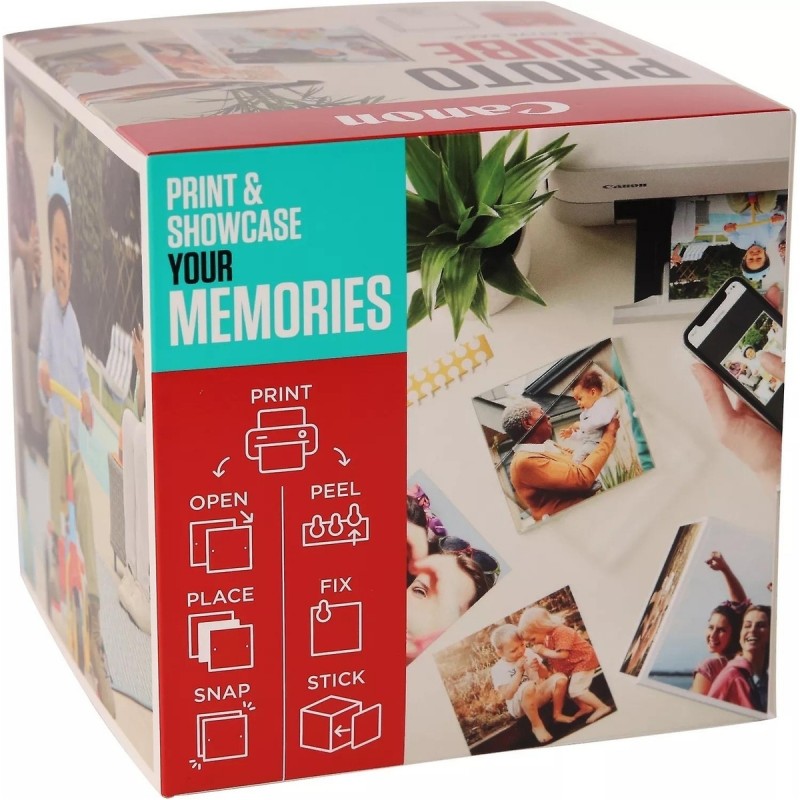 Canon Photo Cube PP-201 5x5 CP White / Pink - GeeWiz