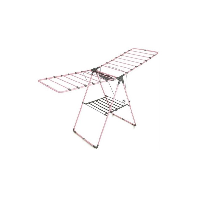 Totally Foldable Clothes Dryer Large Pink With - GeeWiz