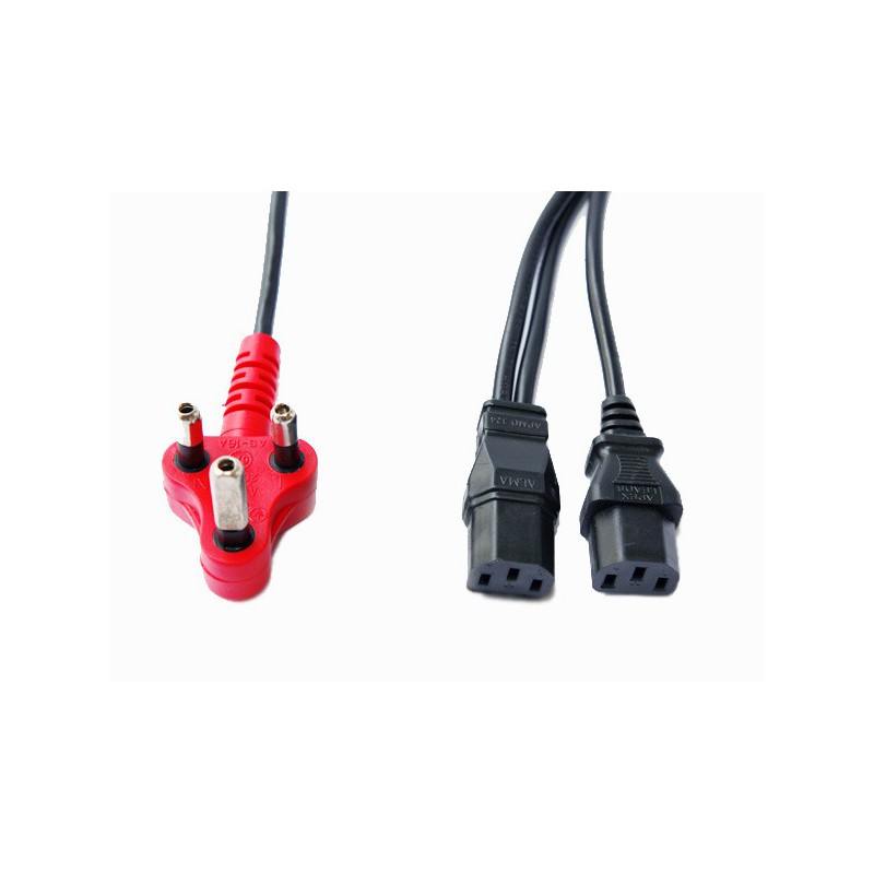 2 Way IEC Power Cable - Dedicated - GeeWiz