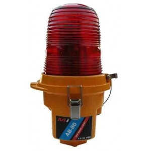 Micro Instruments LED Aircraft Beacon- RED- Tempered Glass- Aluminium ...