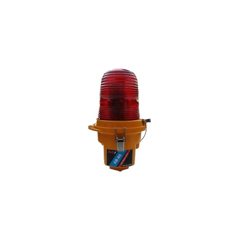 Micro Instruments LED Aircraft Beacon- RED- Tempered Glass- Aluminium ...