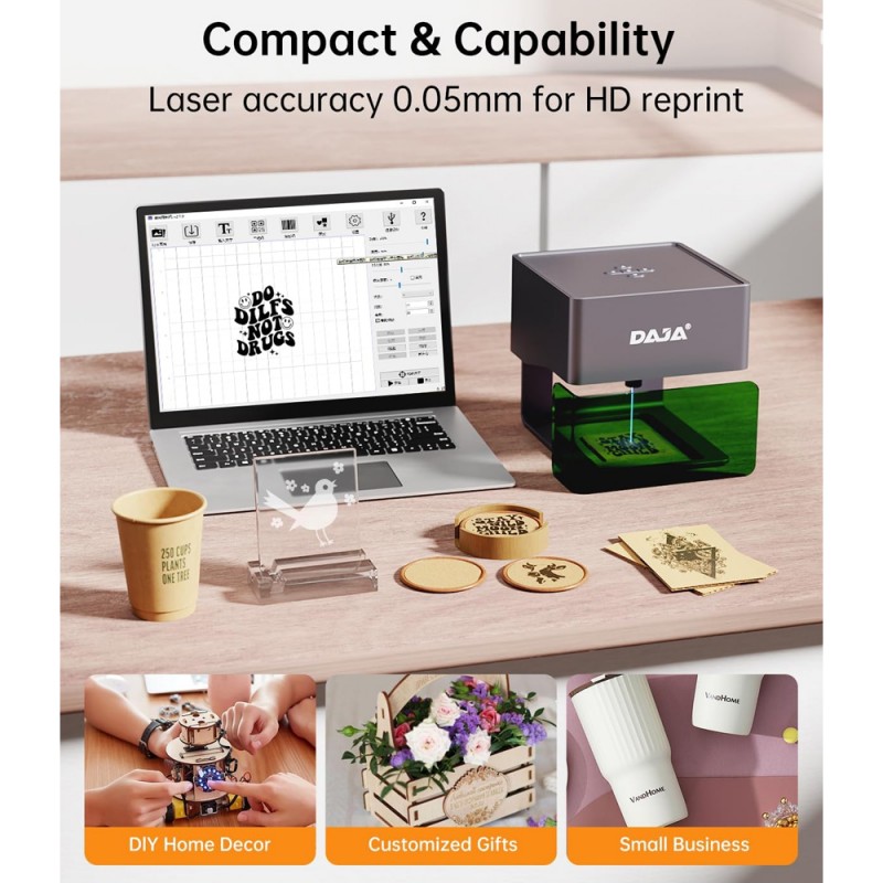 Daja DJ6 Laser Engraver - GeeWiz