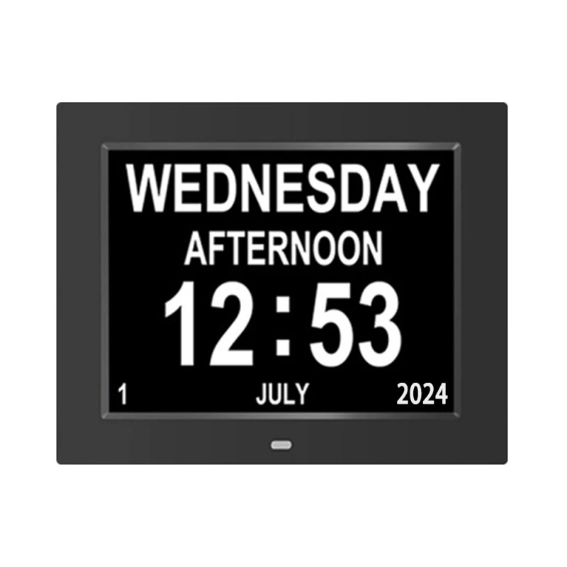 Smart Dementia LED Clock - Available in Various Colours - GeeWiz