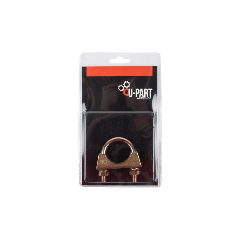 U-Part Galvanised Exhaust Clamp 42mm - GeeWiz
