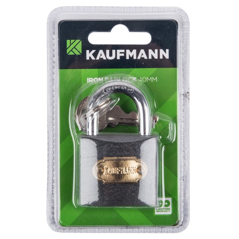 Kaufmann Steel Lock 40mm - GeeWiz