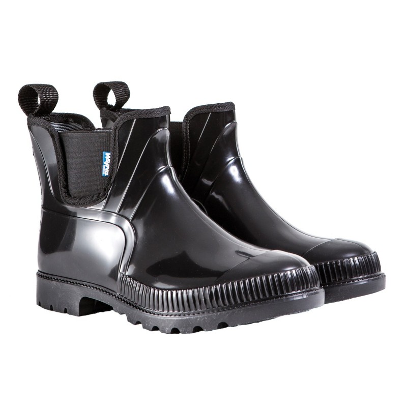 Wayne Mens Chelsea Gumboot – Black - Size 11 - GeeWiz