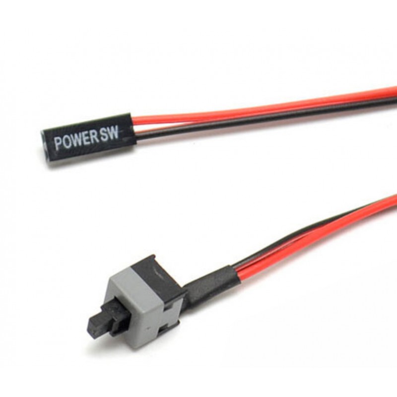 Motherboard Power / Reset Switch Button Host Cable Adapter - GeeWiz