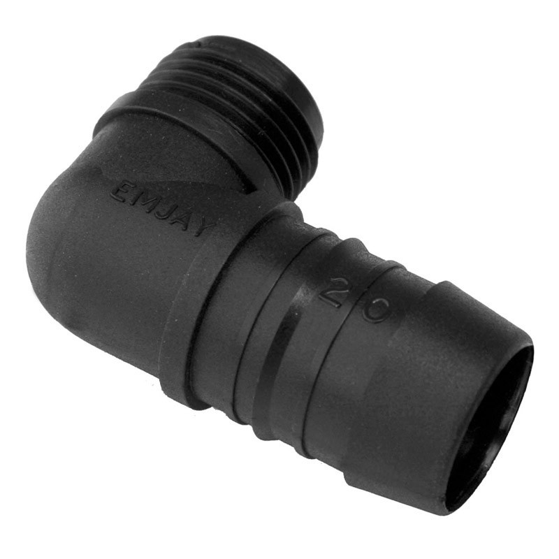 Emjay Insert Male Elbow 20mm X 1/2 in - GeeWiz