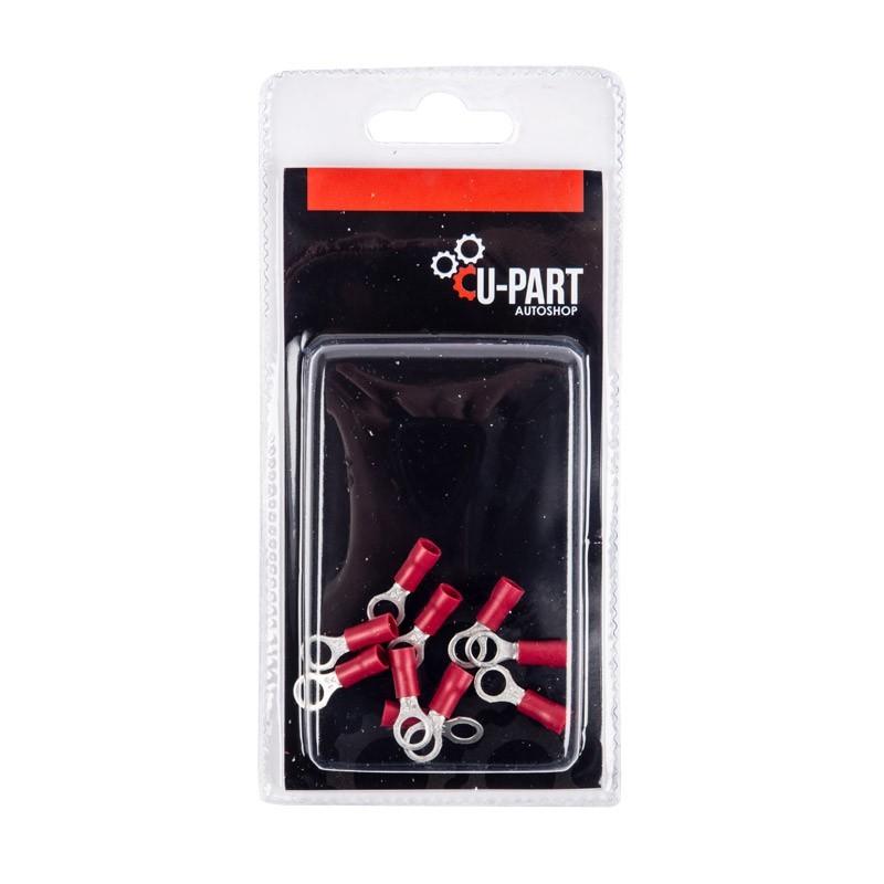 U-Part Terminal Red Ring Lug 0.5-1.5mm 5mm LR15005 - GeeWiz