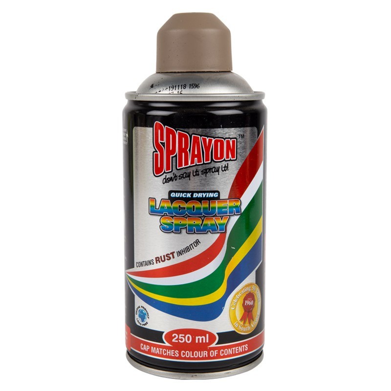 Sprayon Std Spray Paint - Military Brown - 250ml - GeeWiz
