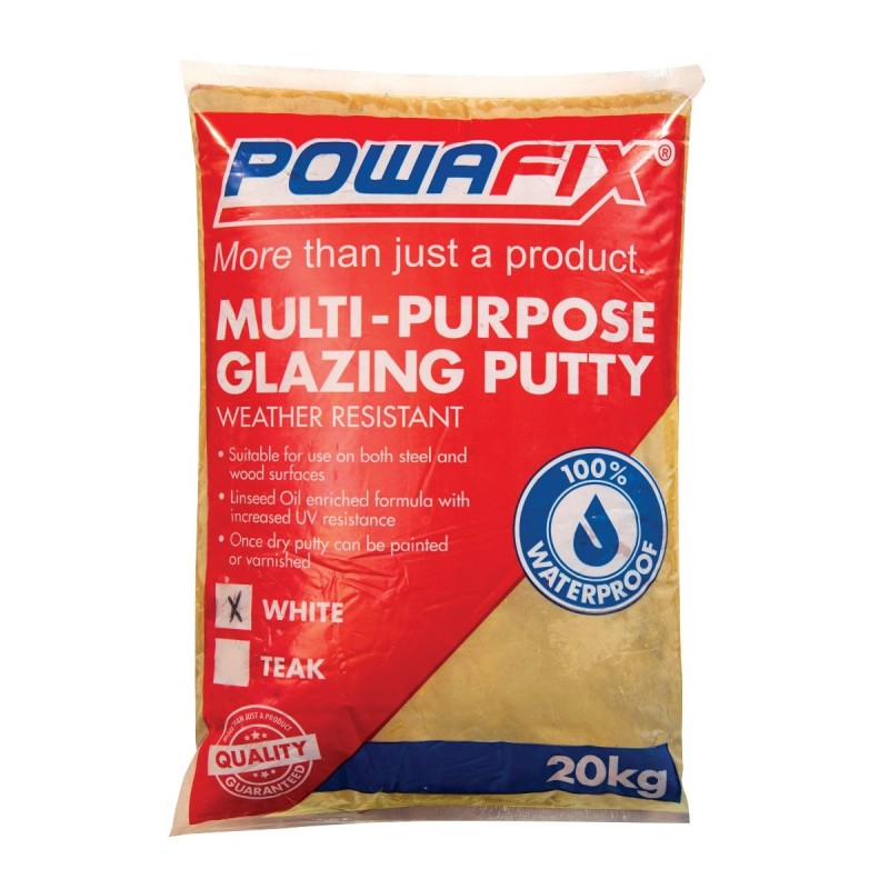 Powafix Multi-Purpose Putty White - 20kg - GeeWiz
