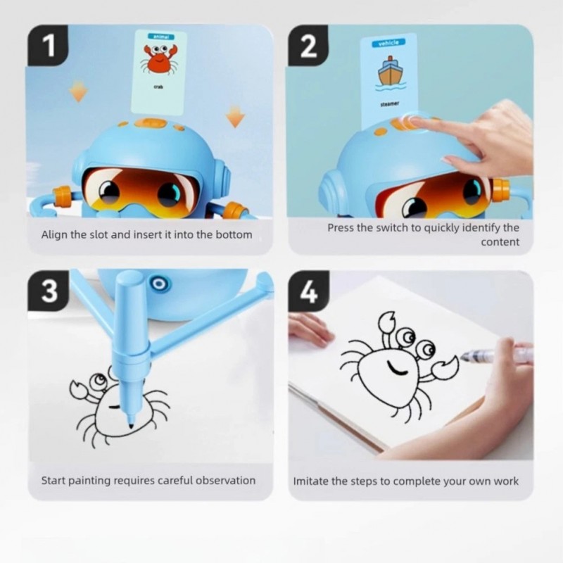 Interactive Smart Drawing Robot for Kids - GeeWiz