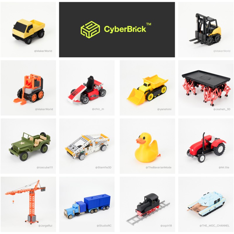 Bambu Lab CyberBrick Hardware Kit - GeeWiz