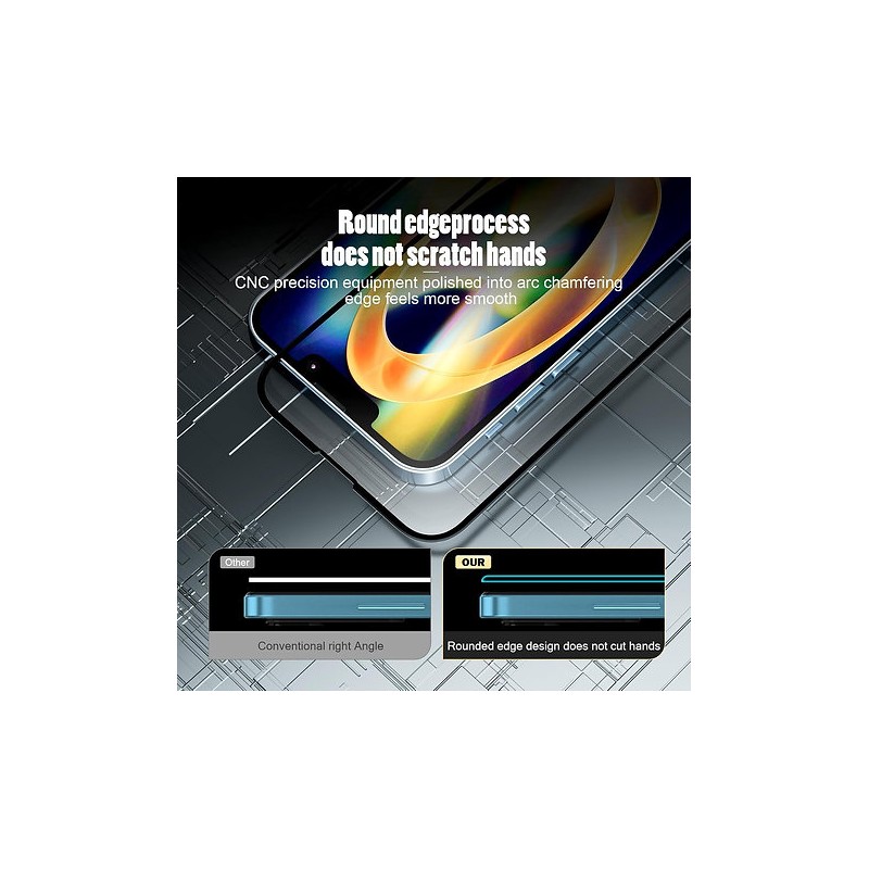Tuff-Luv 2.5D Tempered Glass Screen Protection Compatible with Samsung ...