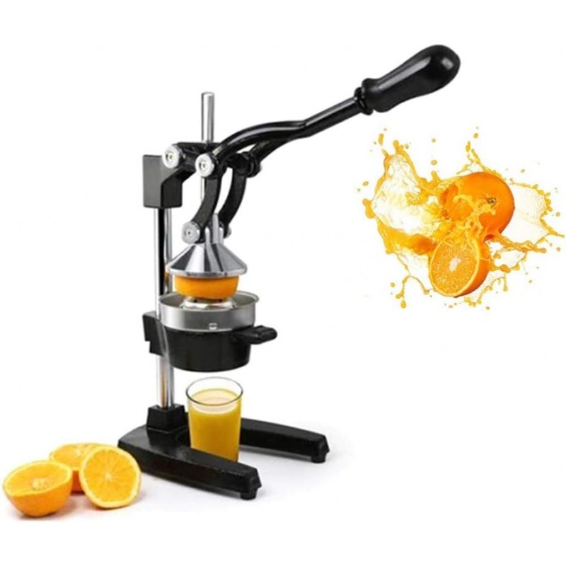 Commercial Grade Large Citrus Juicer – Heavy Duty Cast Iron Hand-Press ...