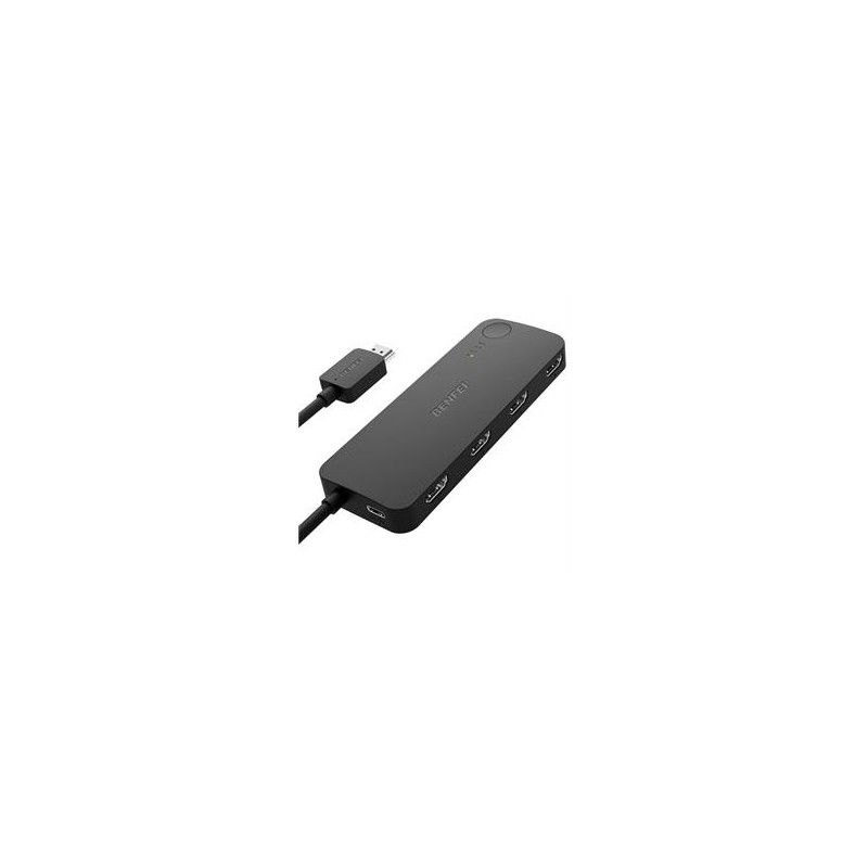 BENFEI HDMI V2.0 3-In To 1-Out 4K@60Hz Amplified Switch With 1X USB-C ...