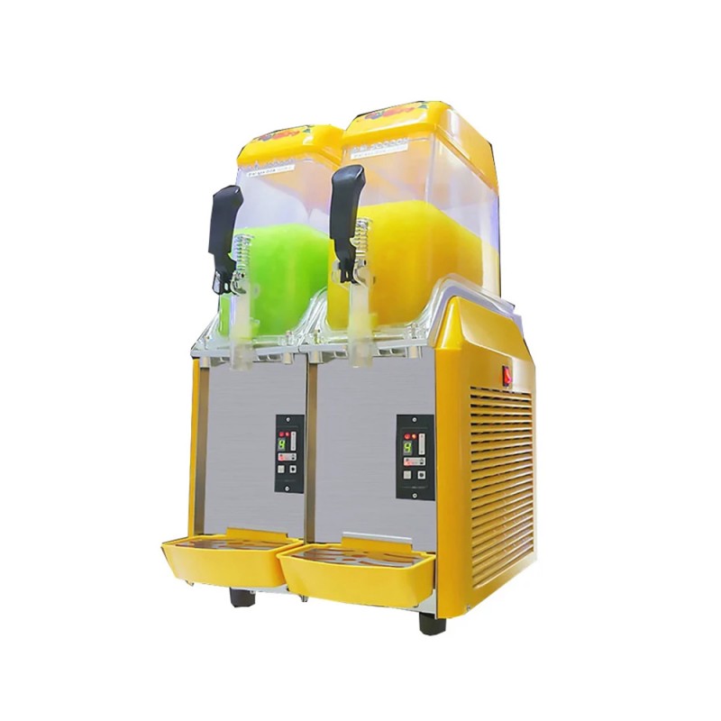 Double Barrel Commercial Slush Machine — 24L Capacity - GeeWiz