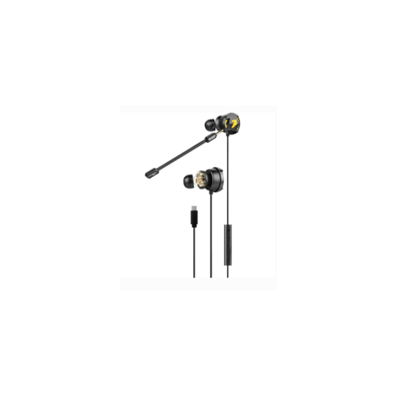 Armaggeddon Wasp-7 Type-C Gaming Earphones with Detachable Mic - GeeWiz