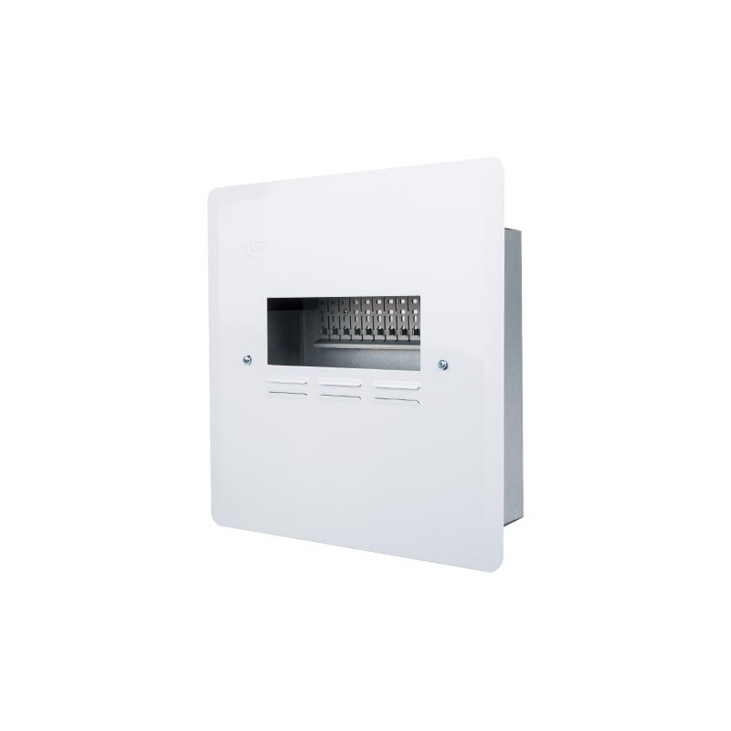 Distribution Board MINI Rail 8W Flush Metal - GeeWiz