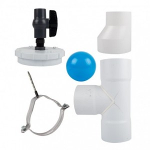 PVC Gutter First Flush Diy Kit - GeeWiz