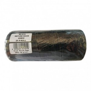 Refuse Bag Black 20MIC 2X25 Pack - GeeWiz