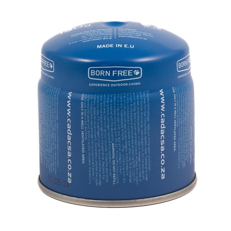 Cadac Born Free - 190G Piercable Gas Cartridge - GeeWiz