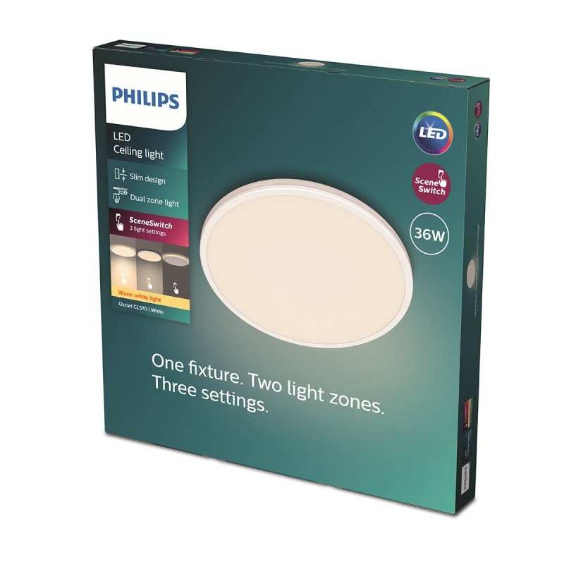 Philips Ceiling Light Round 36W LED Ww Ozziet - GeeWiz