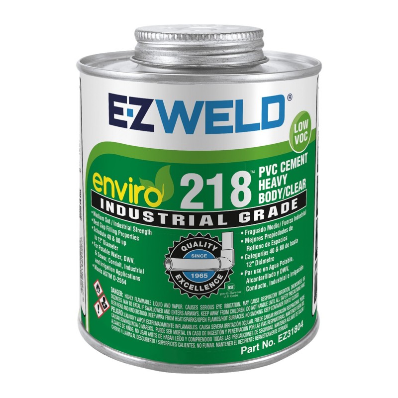 Ez Weld 218 PVC Cement Heavy Body Clear 118ML - GeeWiz