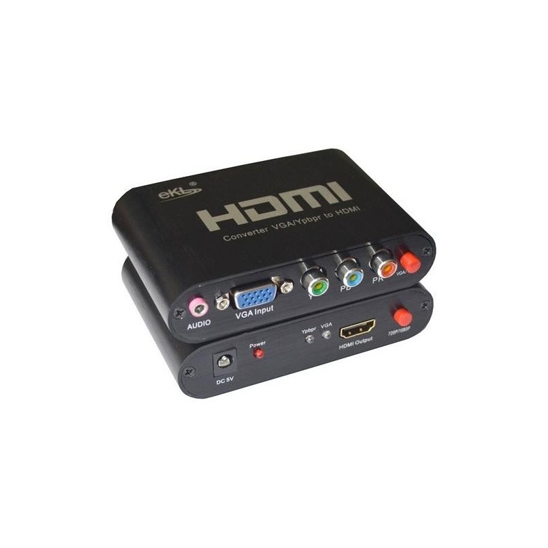 Vga To HDMI CONVERTER- Support VGA/YPBPR - GeeWiz