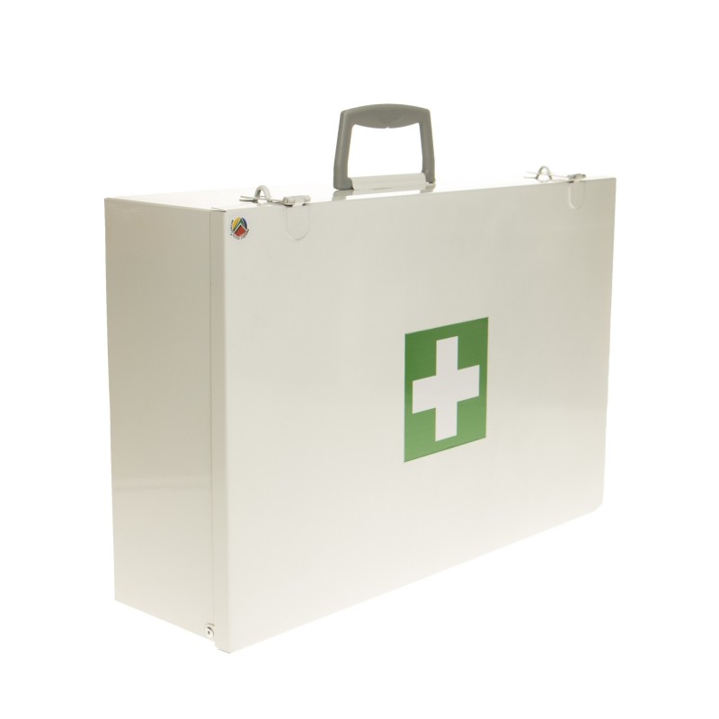 Regulation 7 First Aid Kit (5-50 Persons) in White Metal Box - GeeWiz