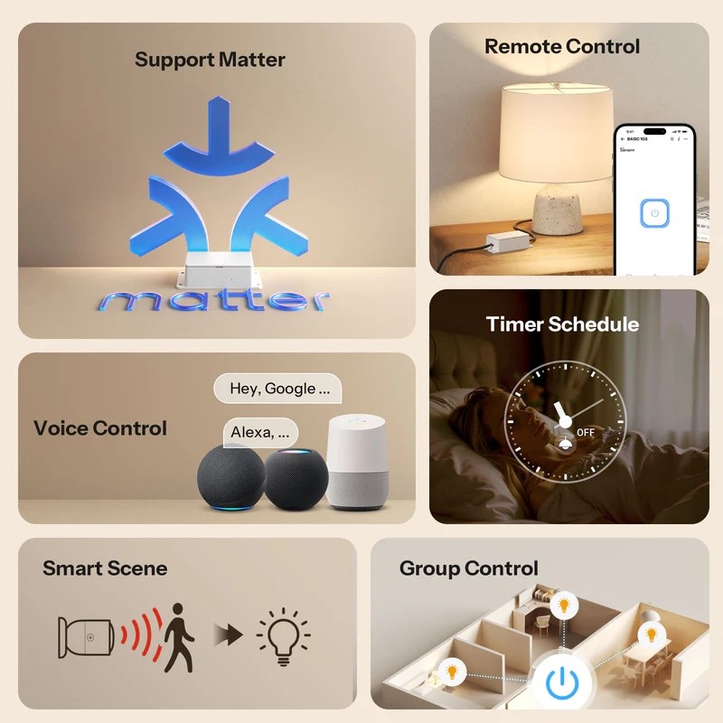 Sonoff Basic Gen5 Matter Over WiFi Smart Switch - The Smarter Way to ...