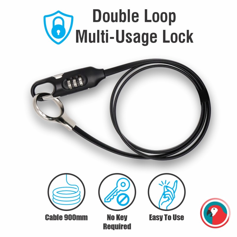 Double Loop Multi-Usage lock - GeeWiz