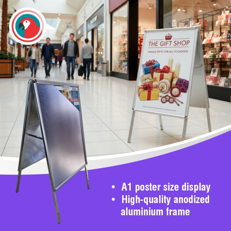 Poster A Frame Stand Aluminium A1 - GeeWiz