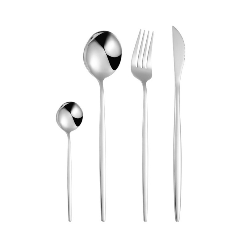 24-Piece Stainless Steel Cutlery Tableware Set – Elegant Dining in ...