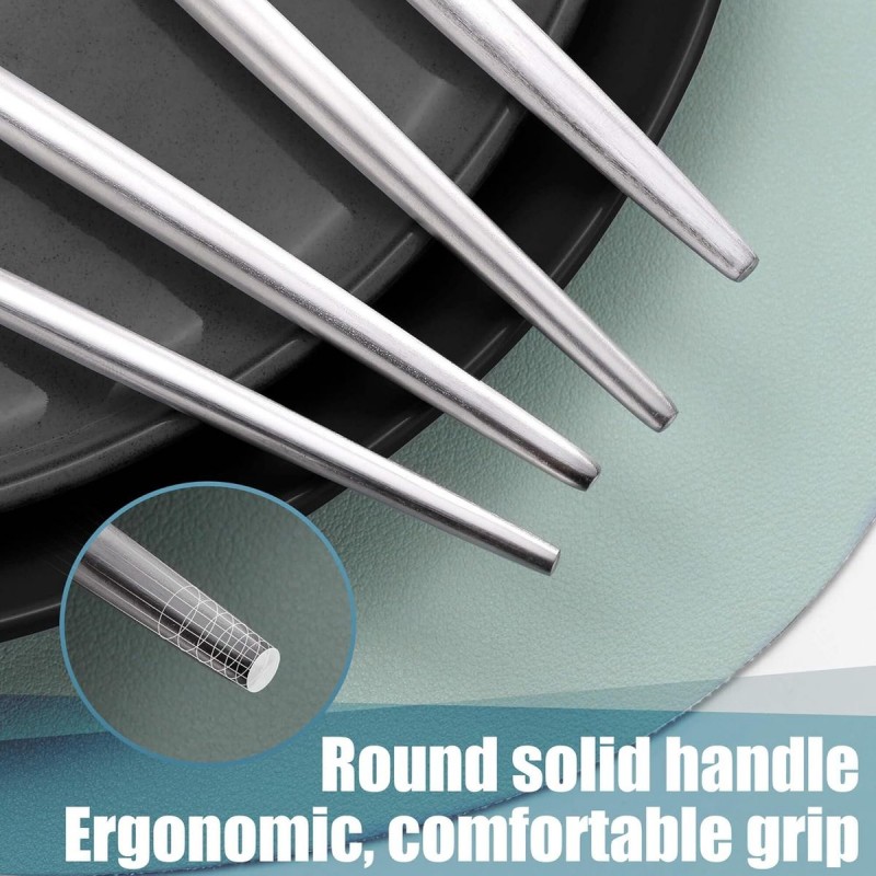 24-Piece Stainless Steel Cutlery Tableware Set – Elegant Dining in ...