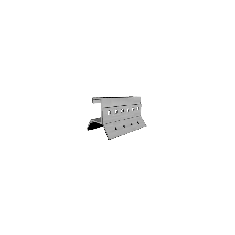 KD Solar 120mm short rail roof anchor for IBR flat roof A-frame ...