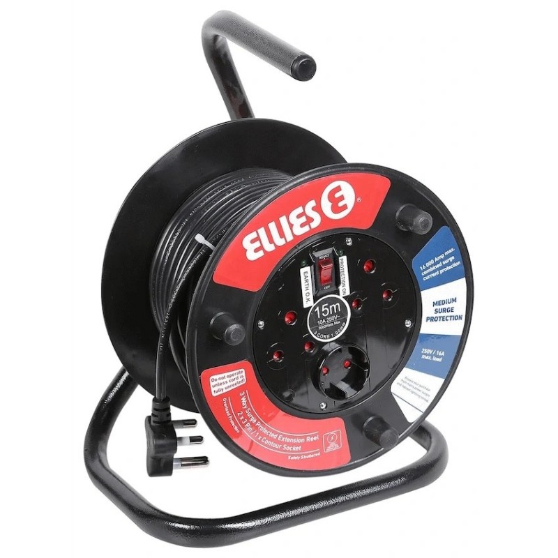 Ellies Heavy Duty Medium Surge Extension Reel-30M - GeeWiz