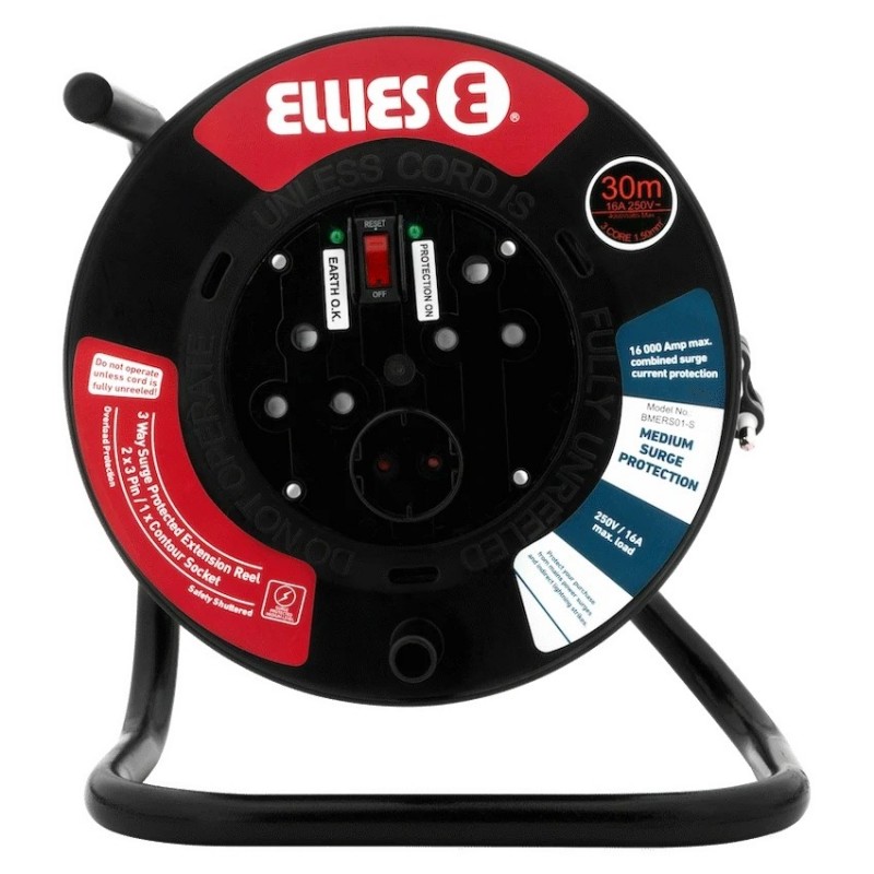 Ellies Heavy Duty Medium Surge Extension Reel-30M - GeeWiz