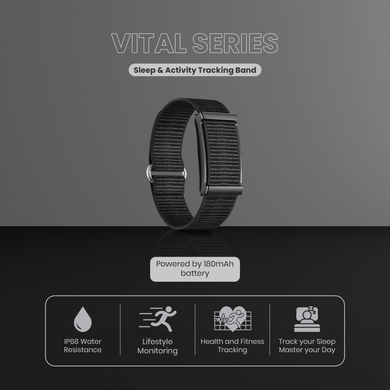 Volkano Vital Series Sleep & Activity Tracking Band - GeeWiz