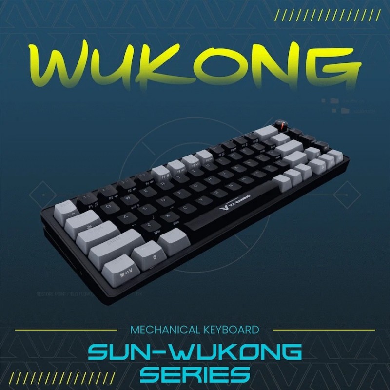 VX Gaming Sun-Wukon RGB Hot Swappable Mechanical Keyboard - GeeWiz