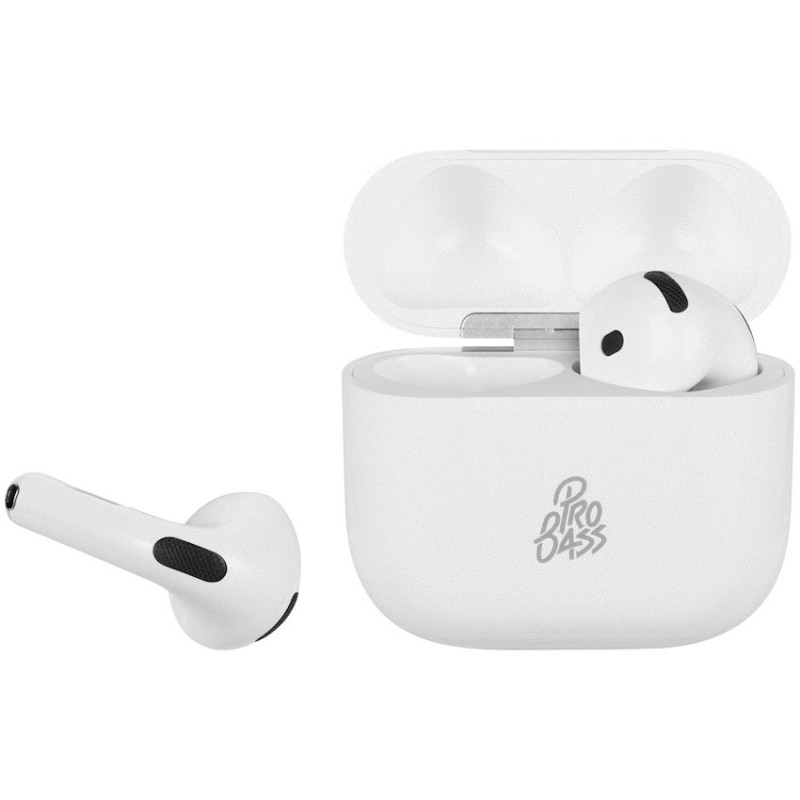 Pro Bass Air TWS Earphone - White - GeeWiz