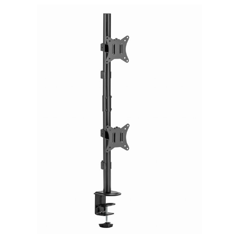 Adjustable Vertical Dual Monitor Desk Mount - GeeWiz