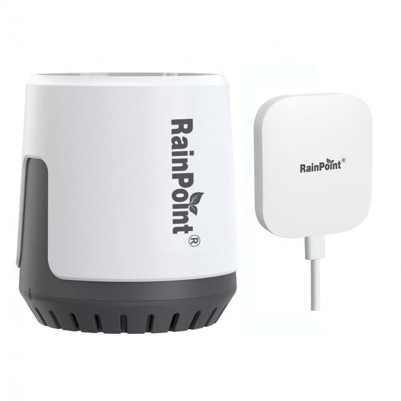 RainPoint Smart Wireless High Precision Rain Gauge + Wi-Fi Hub - GeeWiz