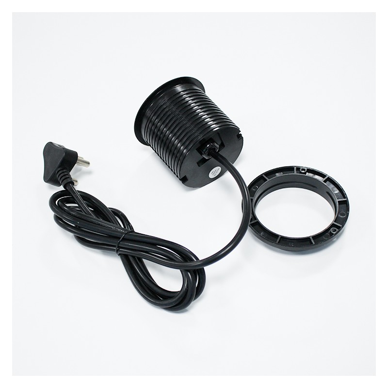 Manual Desktop Plug Socket Flush Mount Column - 85mm - GeeWiz