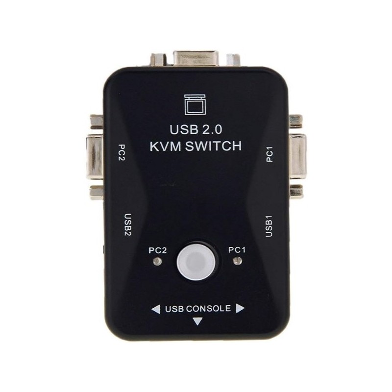 Unique 2 Port USB2.0 Kvm Manual Switch - GeeWiz