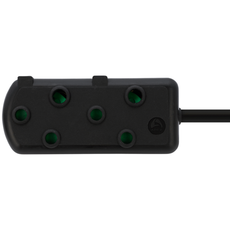 Ellies Side by Side Heavy Duty Extension Lead-10M-BK - GeeWiz