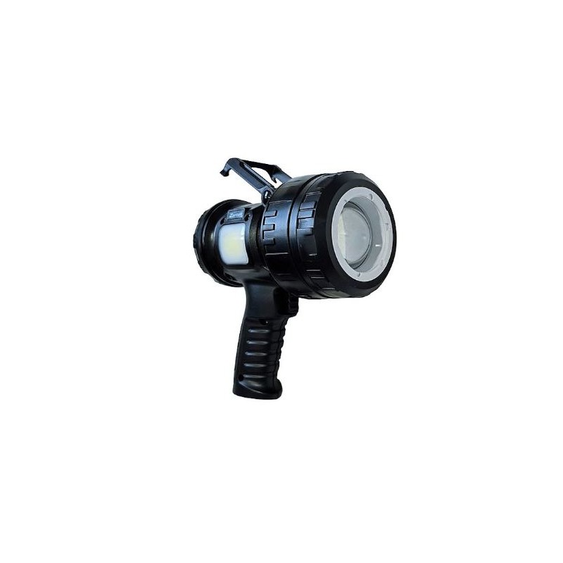 Laser LED Spotlight- BLACK- 1200 Lumen- Distance 850m- Beam Adjust:Wide ...