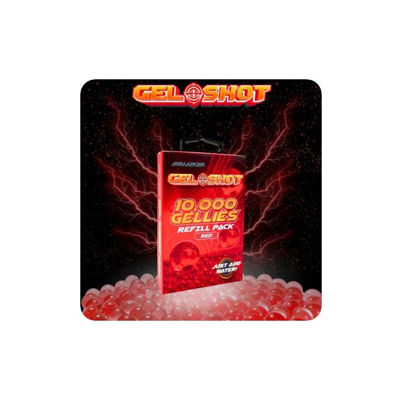 Gellies 10K Pack - Red - GeeWiz